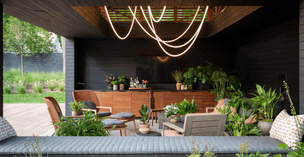 Elevating Design: Using Wood Stone and Steel Shelving
